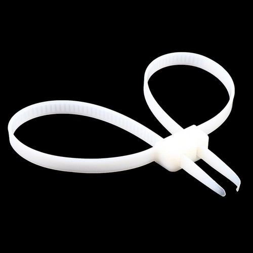 1Pc Plastic Police Handcuffs Double Flex Cuff Handcuffs Zip Tie Nylon ...
