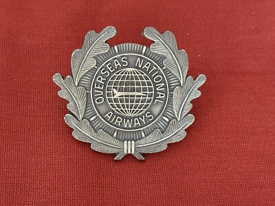 1960’s Overseas National Airways Pilot Hat Badge 3rd Issue Captain ...