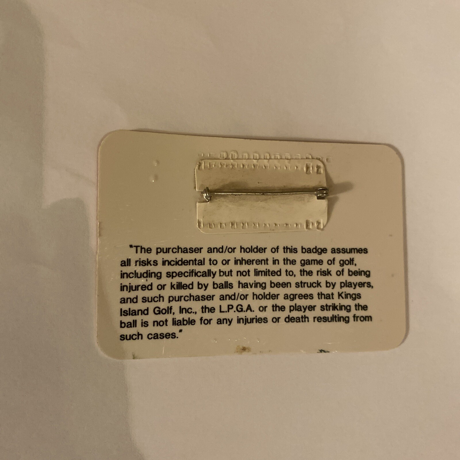 Vintage 1989 LPGA Championship Service Rep Badge Mazda | eBay