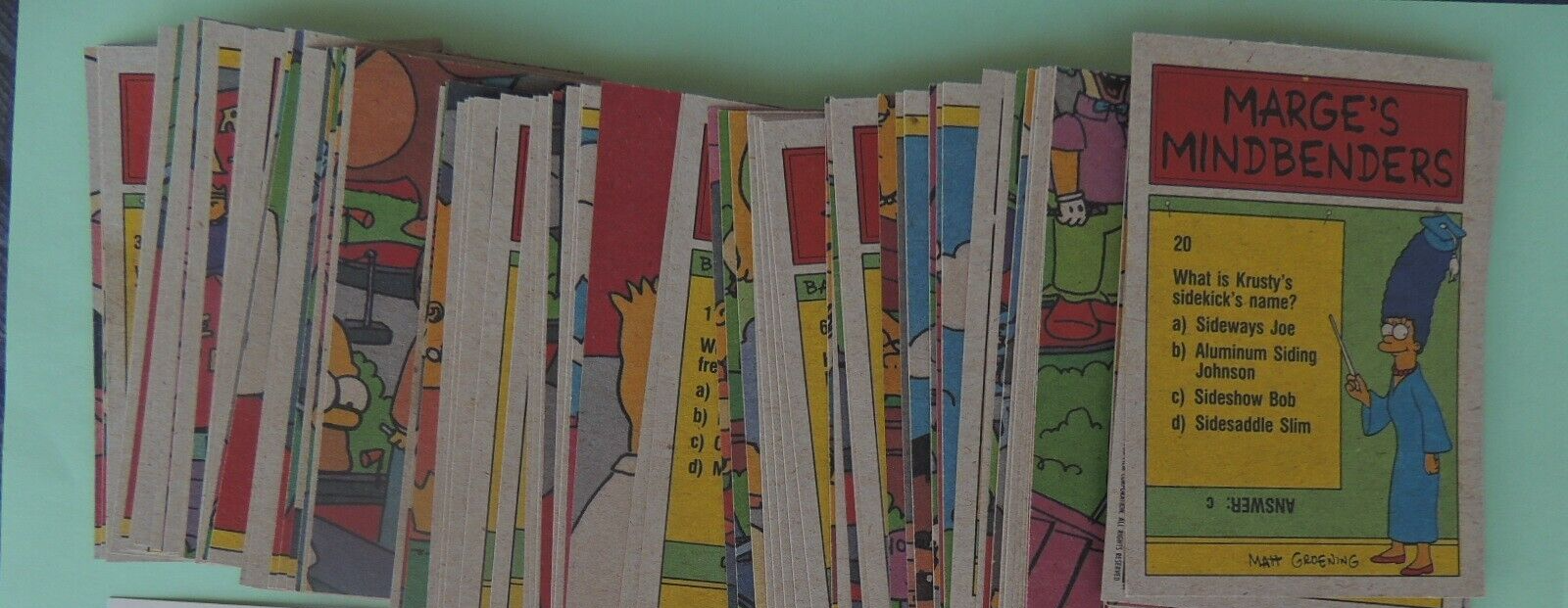 SIMPSONS TRADING CARD SET OF 88 NON-SPORT TRADING CARDS 1990 TOPPS | eBay