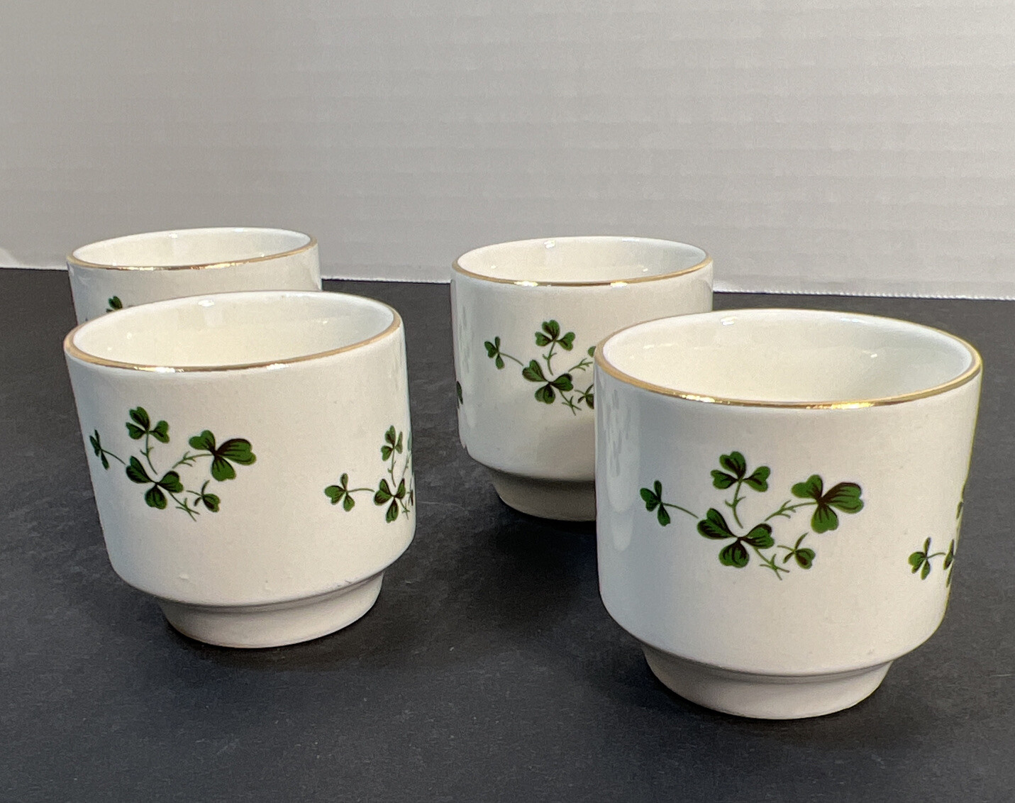Vintage Set (4) Carrigaline Pottery Co Ltd Egg Cups Cork Ireland ...