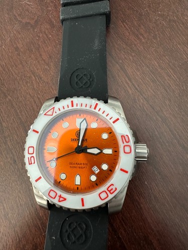 Deep Blue Mens Sea Ram 500 qrtz watch | eBay