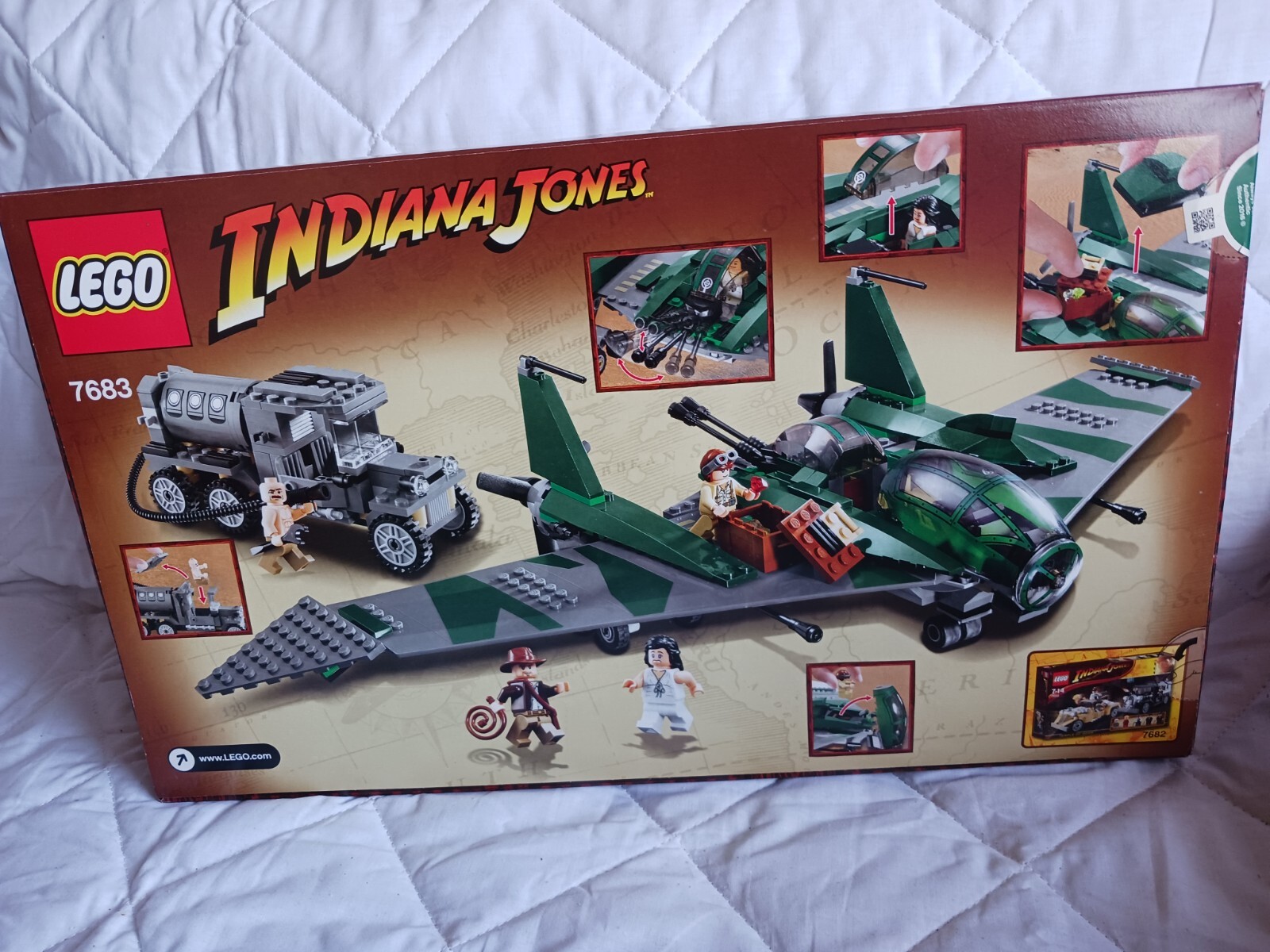 LEGO Indiana Jones: Fight on the Flying Wing (7683) for sale online ...