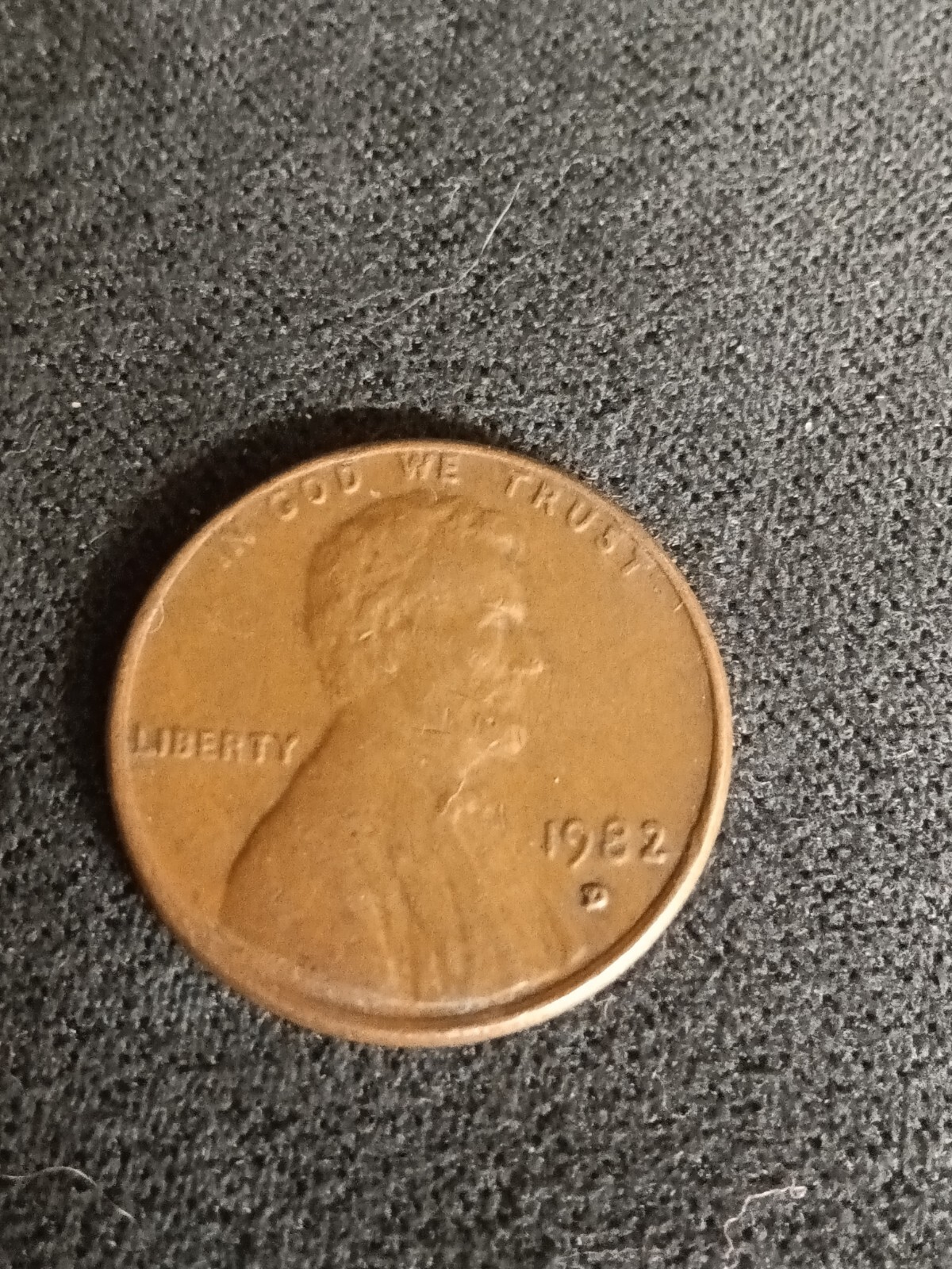 RARE****1982 D Over D Lincoln Penny (3.1 Grams) | eBay