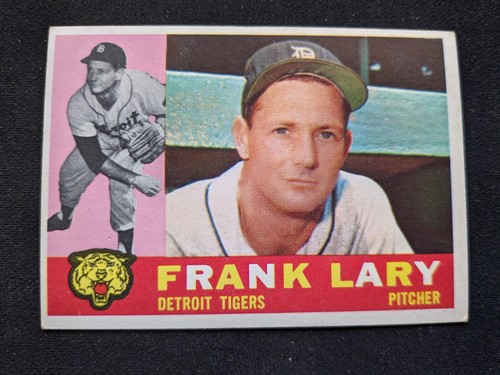 1960 Topps Baseball Card # 85 Frank Lary - Detroit Tigers (VG/EX) | eBay