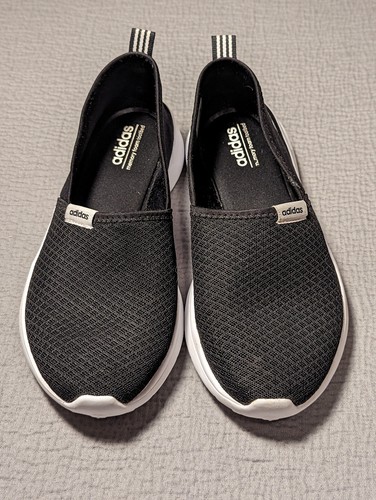 Womens ADIDAS Foam Memory Footbed Black Slip on Shoes Size 7 | eBay