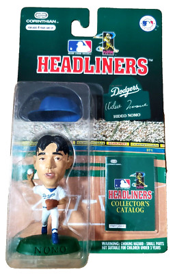 New Sealed 1996 Headliners - Hideo Nomo, Los Angeles Dodgers MLB ...