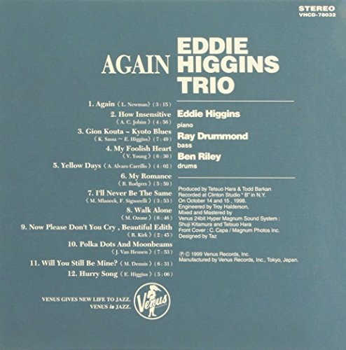 Eddie Higgins Trio Eddie Higgins Trio – Again From Japan CD 12tracks ...