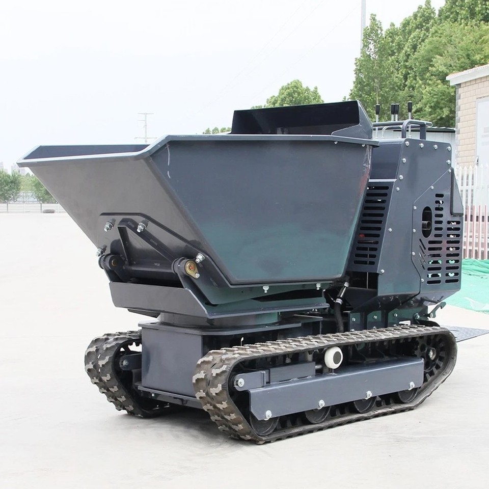 Mini Tracked Rotating Dumper with B&S Gasoline Engine 180° Rotation ...