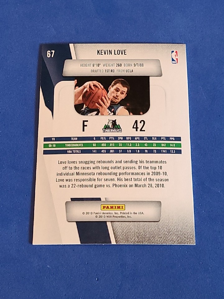 2010-11 Kevin Love Panini Prestige #67 | eBay