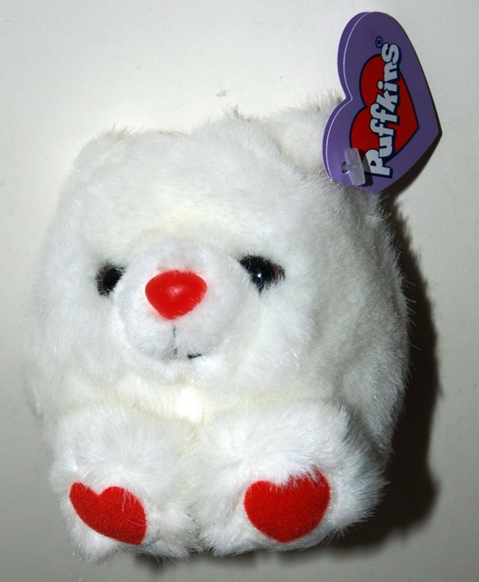 SWIBCO Puffkins Hugs Bear Bean Bag Plush 4 Sitting Height Tags 1994 for ...