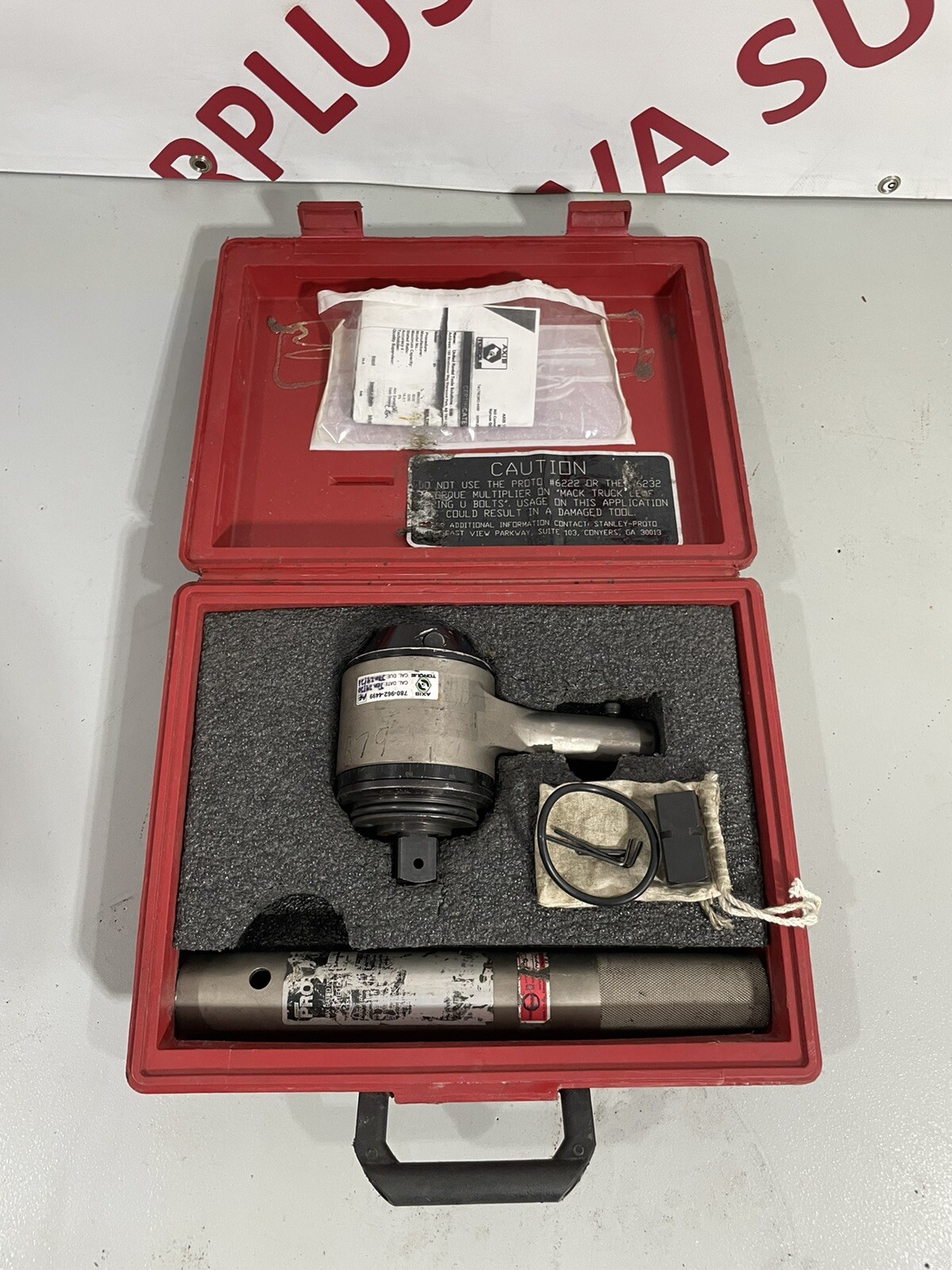 PROTO 6222 TORQUE MULTIPLIER 2,200 FT/LBS STANLEY #3 | eBay