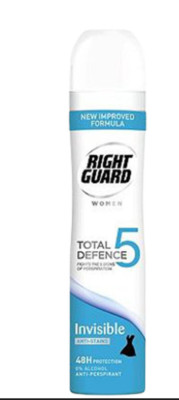 Right Guard Women Total defence5 Invisible Power Anti Perspirant,250ml ...