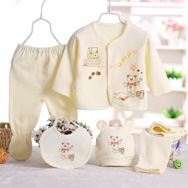 Unisex Newborn Baby Clothes Set Romper Top Pyjama Shirt Outfit 0-3 ...