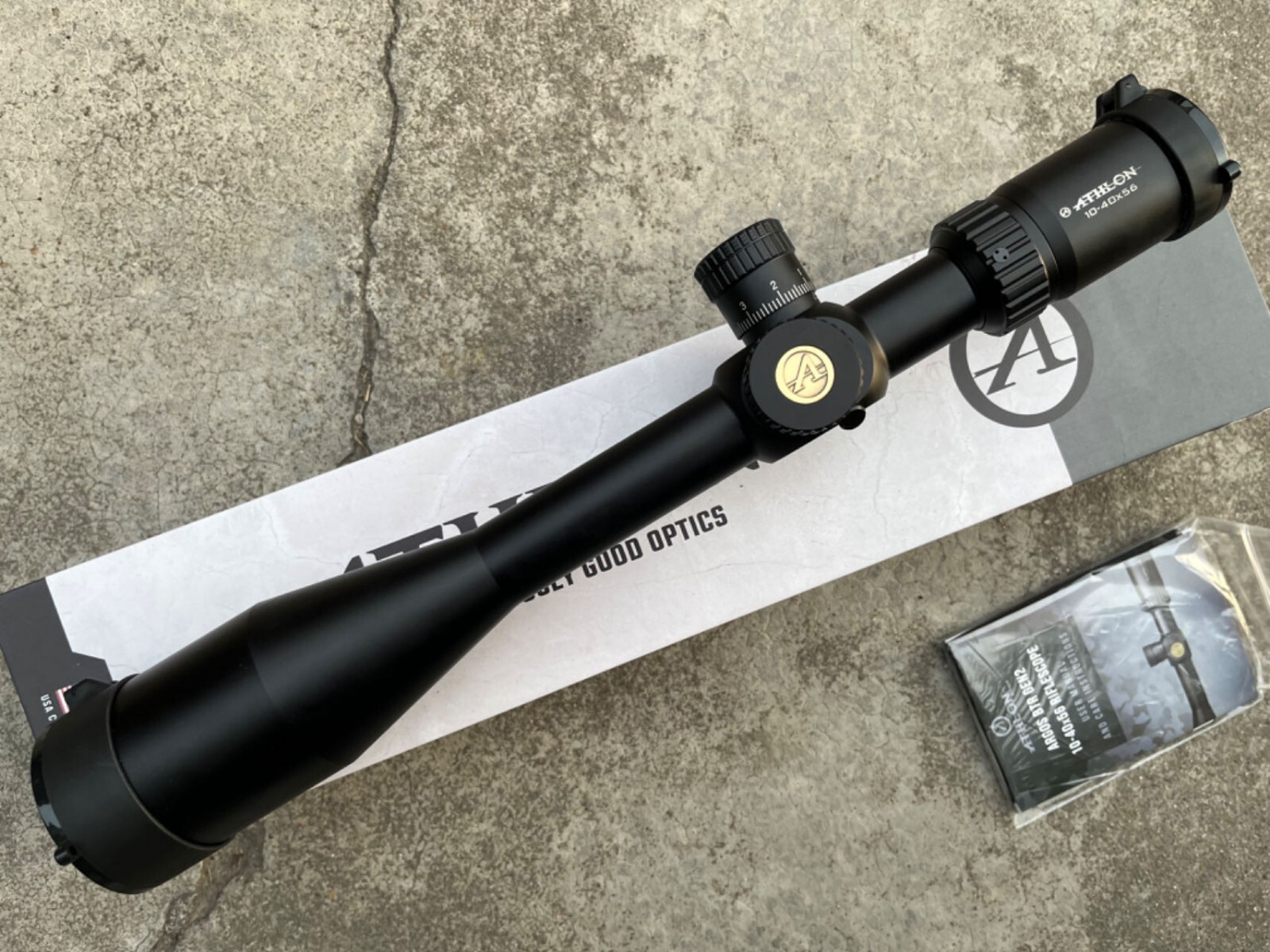 Athlon Argos BTR GEN2 10-40x56mm Riflescope w/ BLR SFP MOA Reticle ...