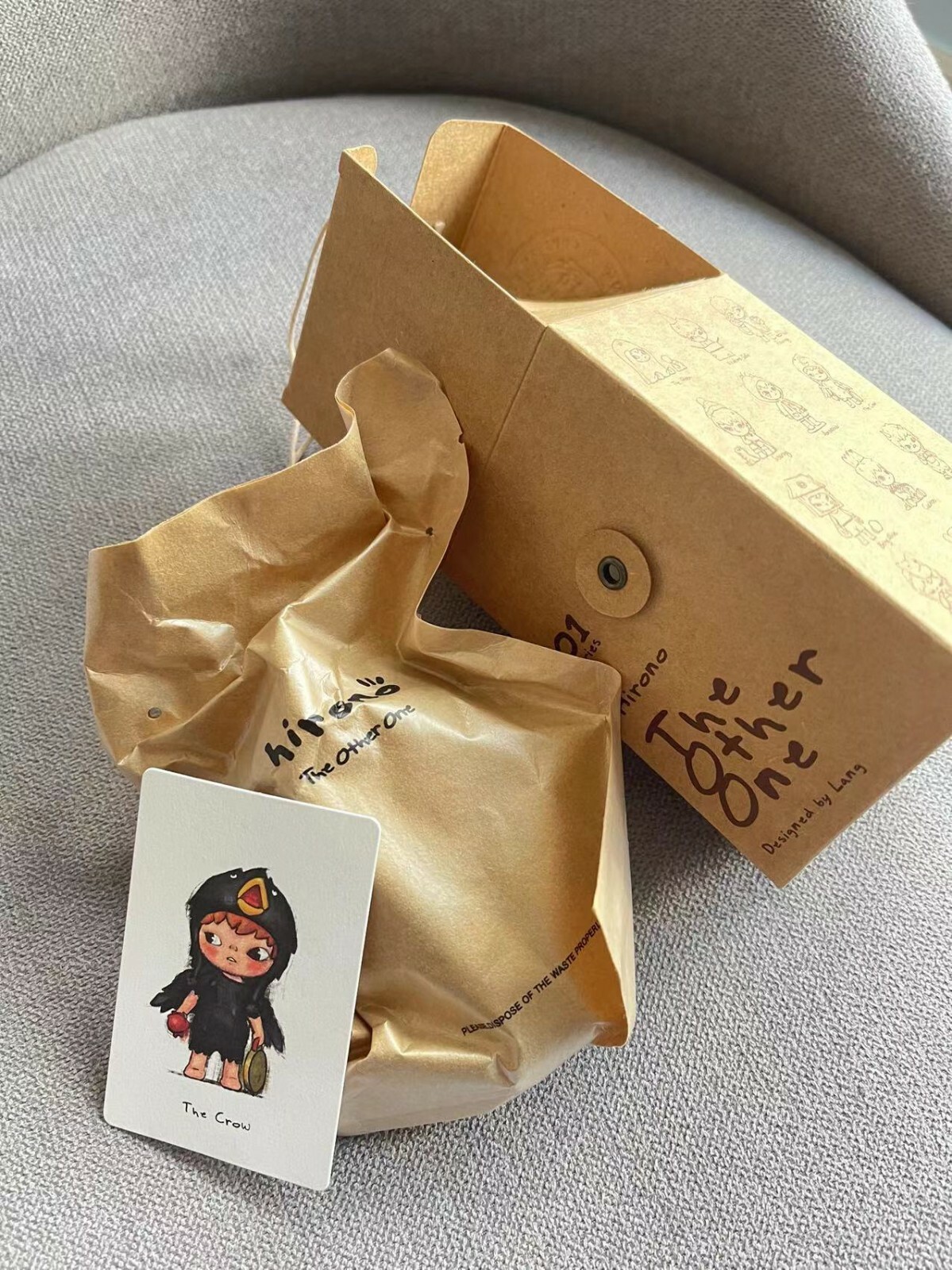 POP MART x HIRONO The Other One Series The Crow Boy Display Figure Toy ...