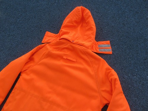 Vintage Woolrich Neon Blaze Orange Hunting Jacket Coat Parka Hooded ...