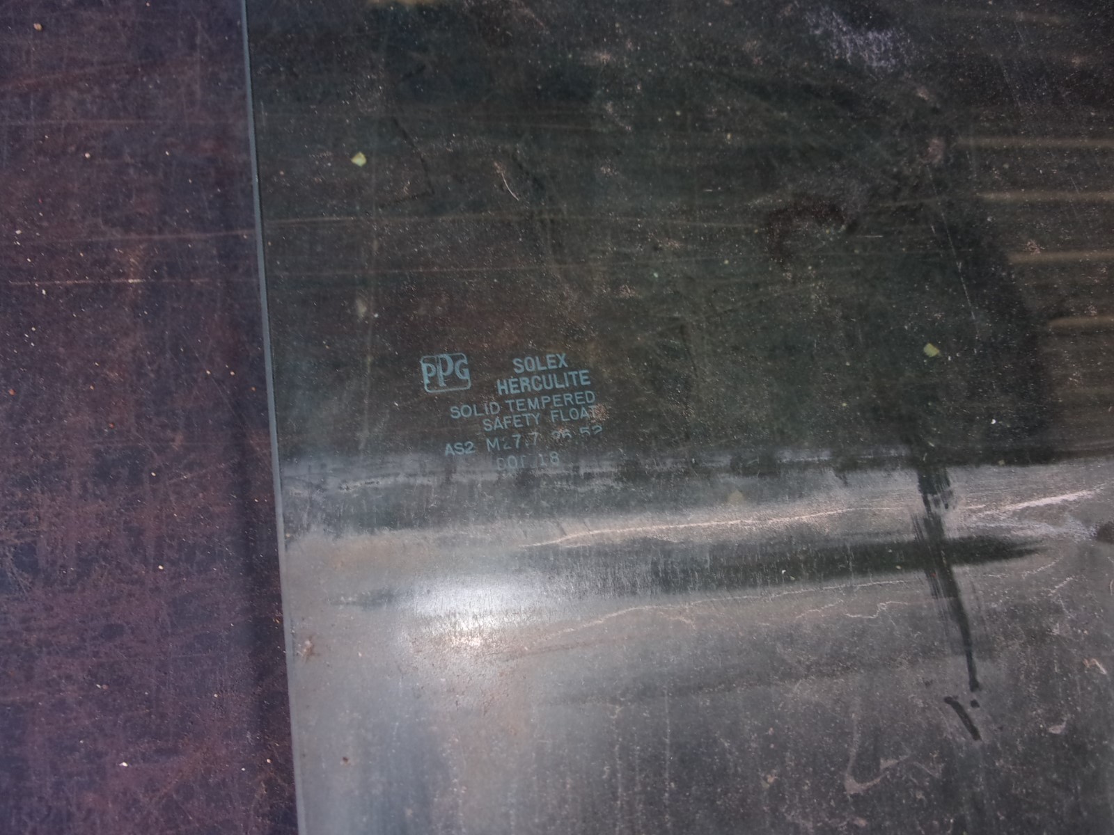 71 72 73 74 AMC JAVELIN AMX RIGHT DOOR WINDOW GLASS SOLEX HERCULITE PPG ...