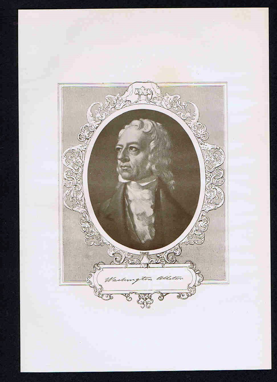 Washington Allston, Painter & Writer, South Carolina -1909 Historical ...