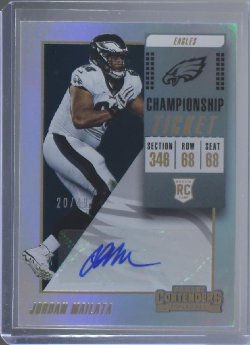 2018 Panini Contenders - Rookie Ticket Autograph Championship Ticket ...