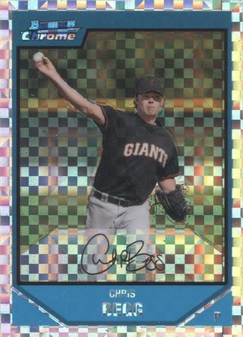 2007 Bowman Chrome - Prospects Chris Begg #BC176 X-Fractor /250 (RC ...