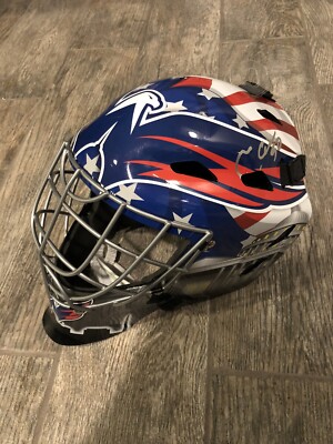 ILYA SAMSONOV SIGNED WASHINGTON CAPITALS F/S GOALIE MASK COA HELMET ...