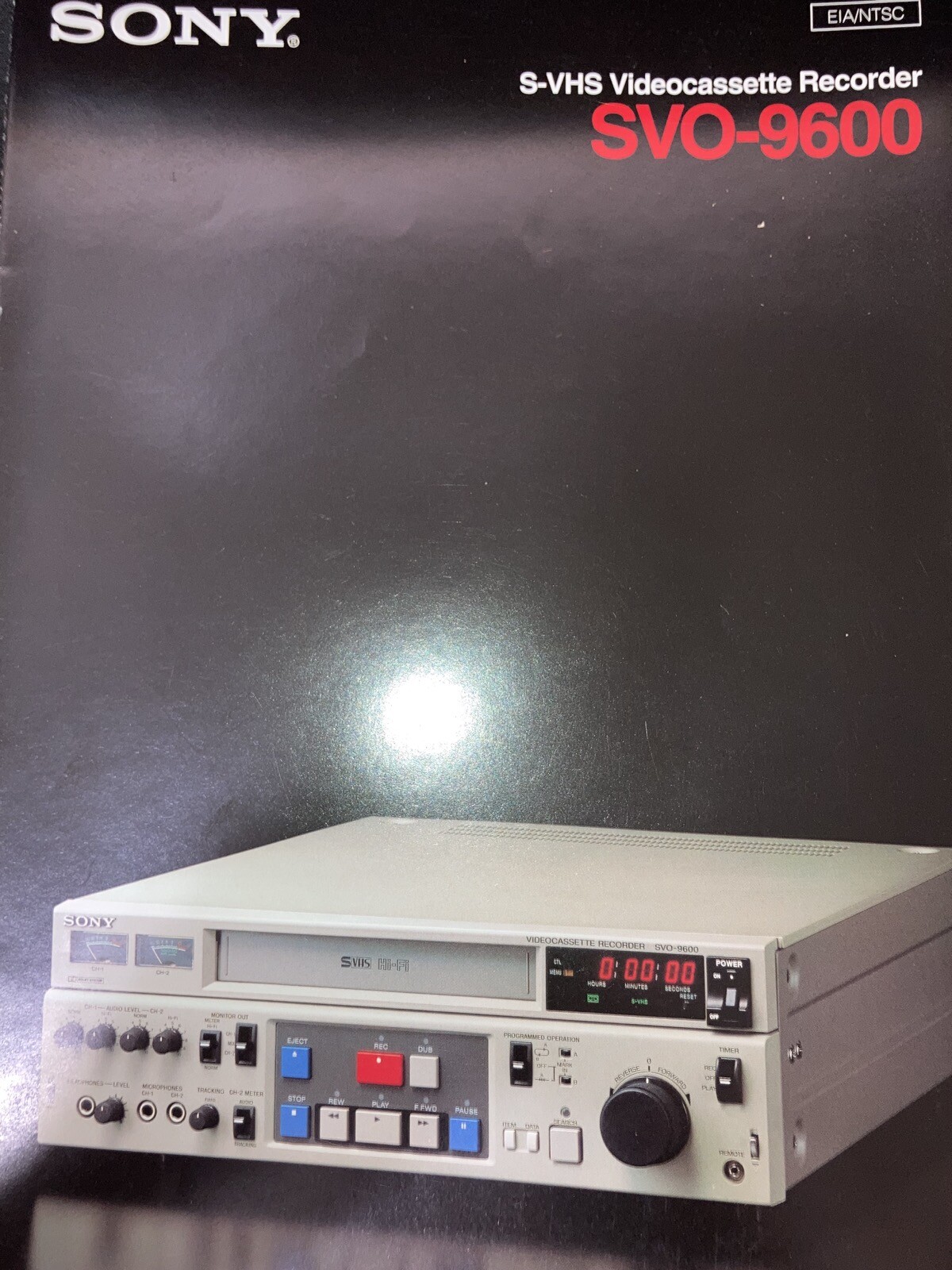 SALES BROCHURE SHEET Sony SVO-9600 Pamphlet Genuine Original | eBay