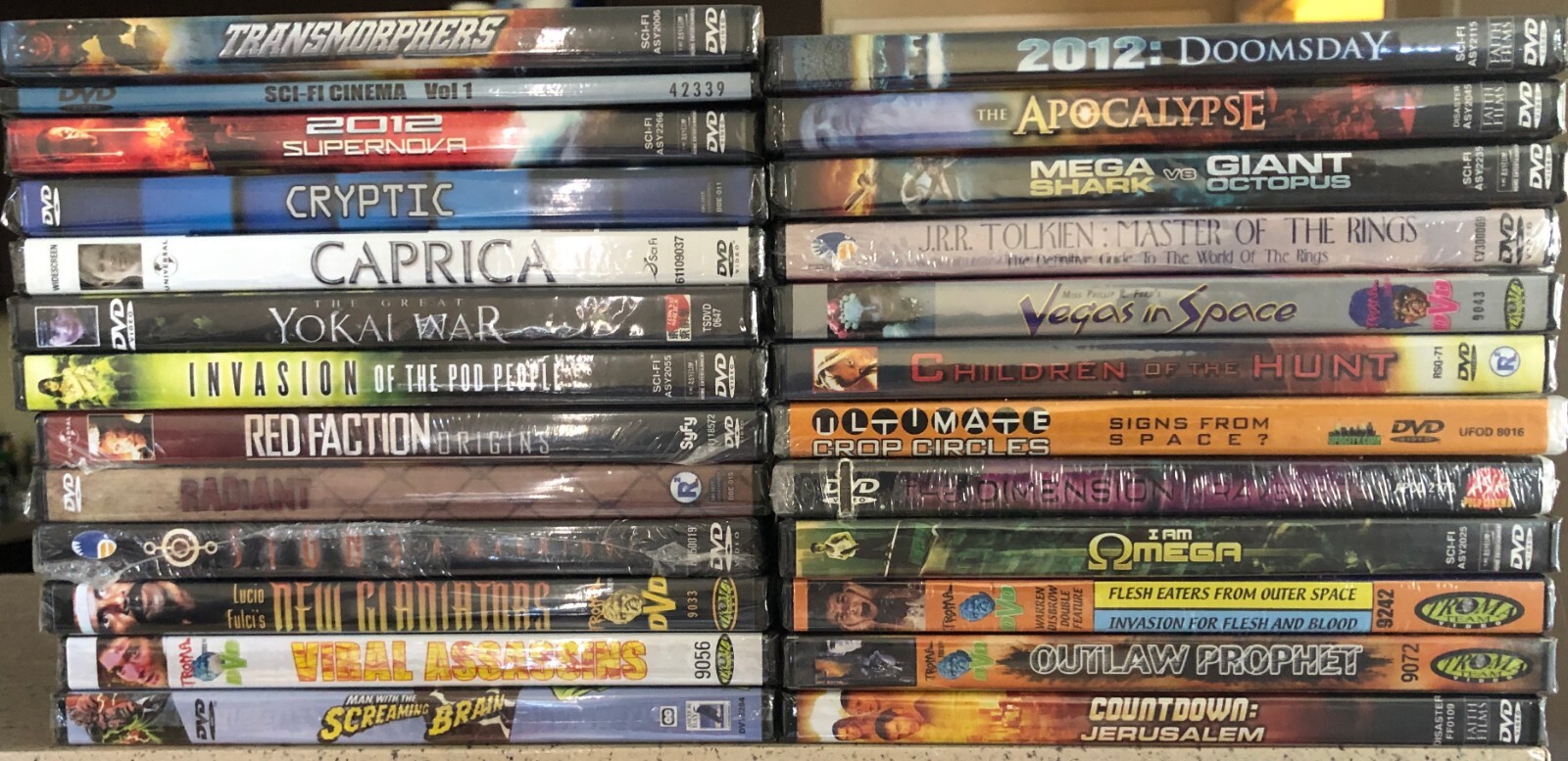 Inventory liquidation Wholesale Lot of 100 New DVD Assorted Bulk No ...