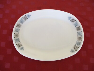 Vintage 60's JAJ England Pyrex 30cm Oval Steak Plate Serving Platter ...