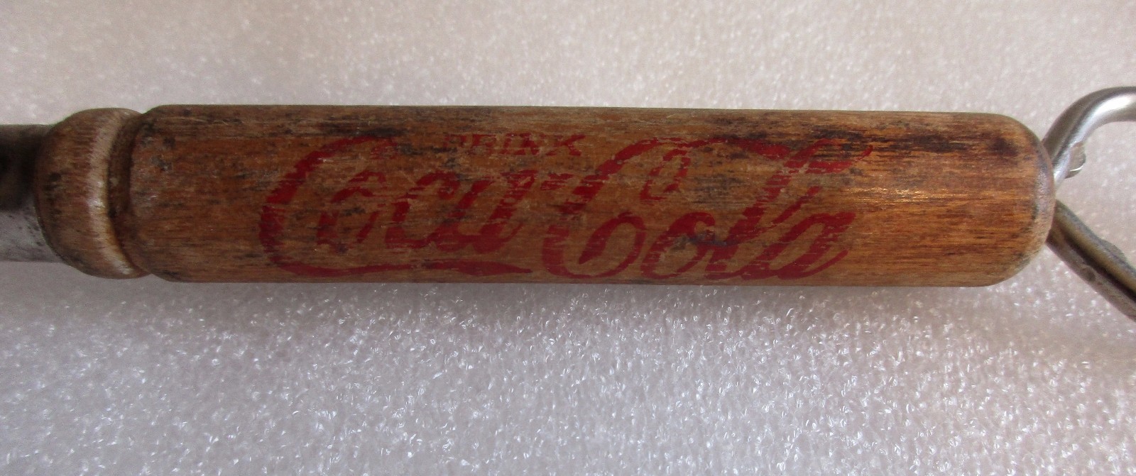 Coca Cola Ice Pick Bottle Opener Wood Handle Drink Coca Cola 8.75 ...