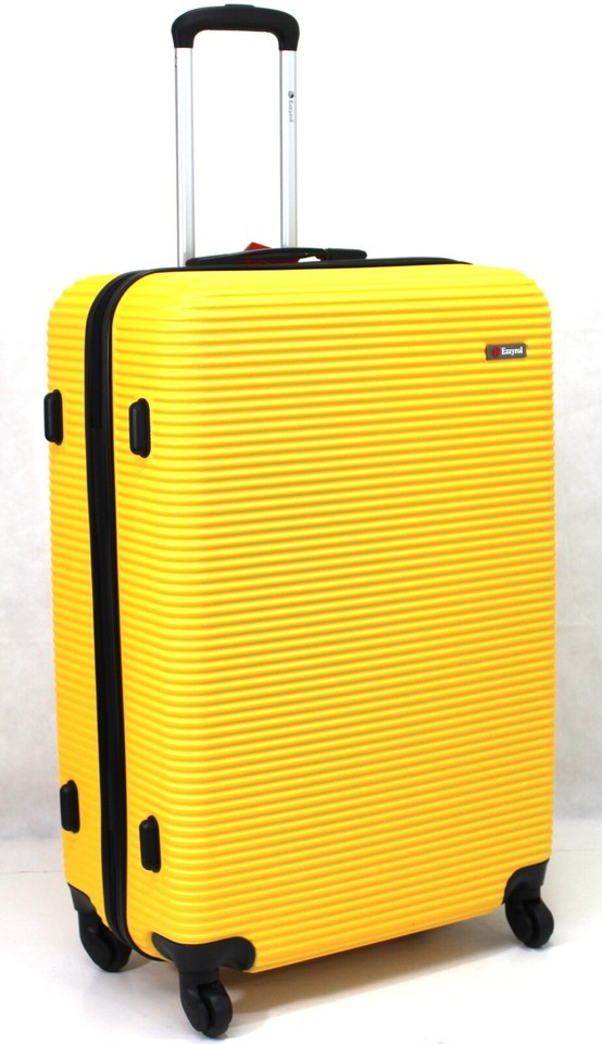 XL Large Suitcase 4 Wheel MEDIUM Lightweight ABS Hard Shell Luggage ...