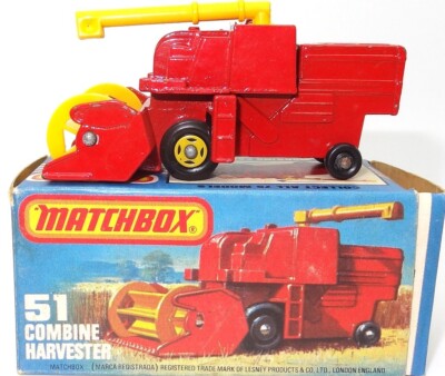 LESNEY MATCHBOX NO. 51 COMBINE HARVESTER - MINT BOXED | eBay