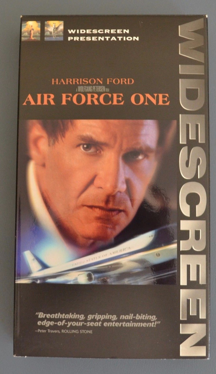 Vintage VHS Movie - Air Force One - 1998 - Harrison Ford - Widescreen ...