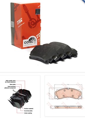 Front Brake Pads For Porsche Boxster Cayman 911 Carrera Composite ...