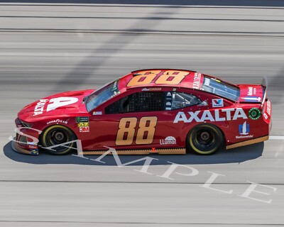 ALEX BOWMAN #88 AXALTA CHEVY RACING ON TRACK 8X10 GLOSSY PHOTO #7T | eBay