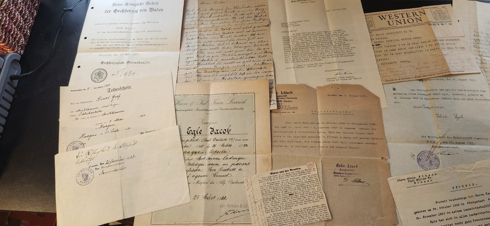Rare Vintage German Lot of 17 Handwritten and Newspaper Clippings Early ...