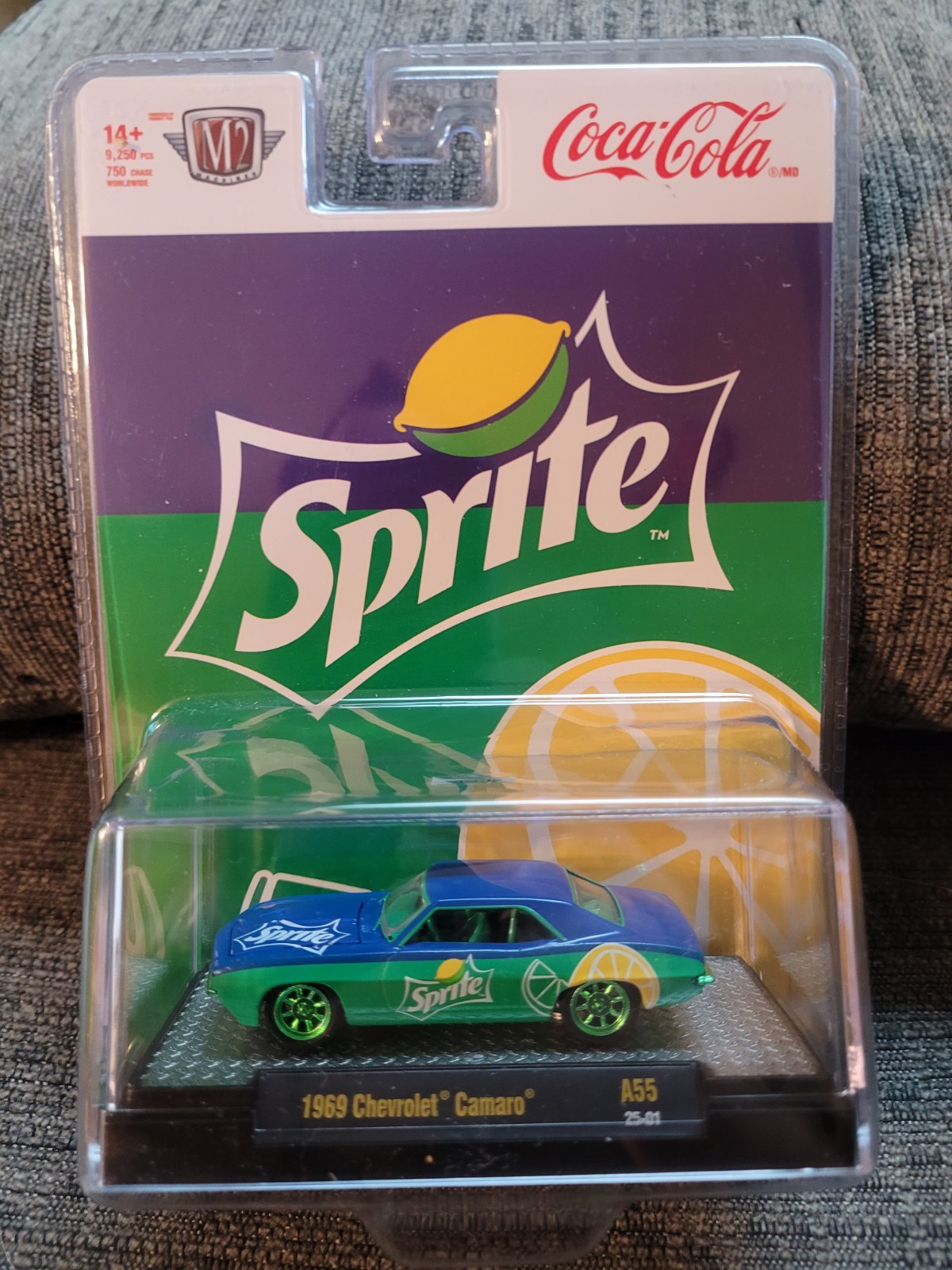 M2 Machines "CHASE" 1/750 1969 Chevrolet Camaro Sprite Green Carded New | eBay