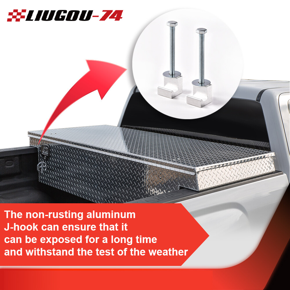 4pcs Tool Box Mount J Hook Toolbox Pickup Rail Mounting Clamp Tiedown ...