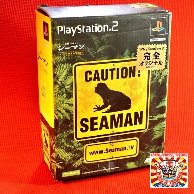 PS2 Seaman Caution Pet Sony Playstation w/Box Not Included Mic ...