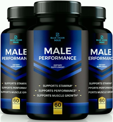 (3 Pack) Blue Vigor Max Pills for Men, Enhancement Pills for Male ...