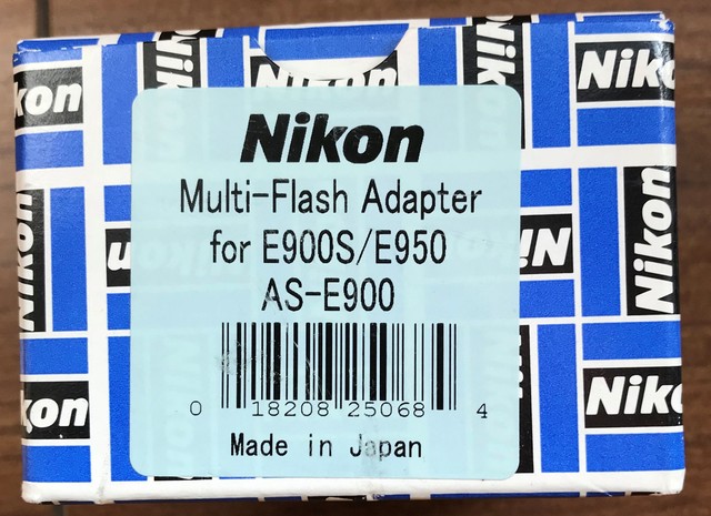 Nikon As-e900 Multi Flash Adapter for E900s or E950 Coolpix Cameras ...