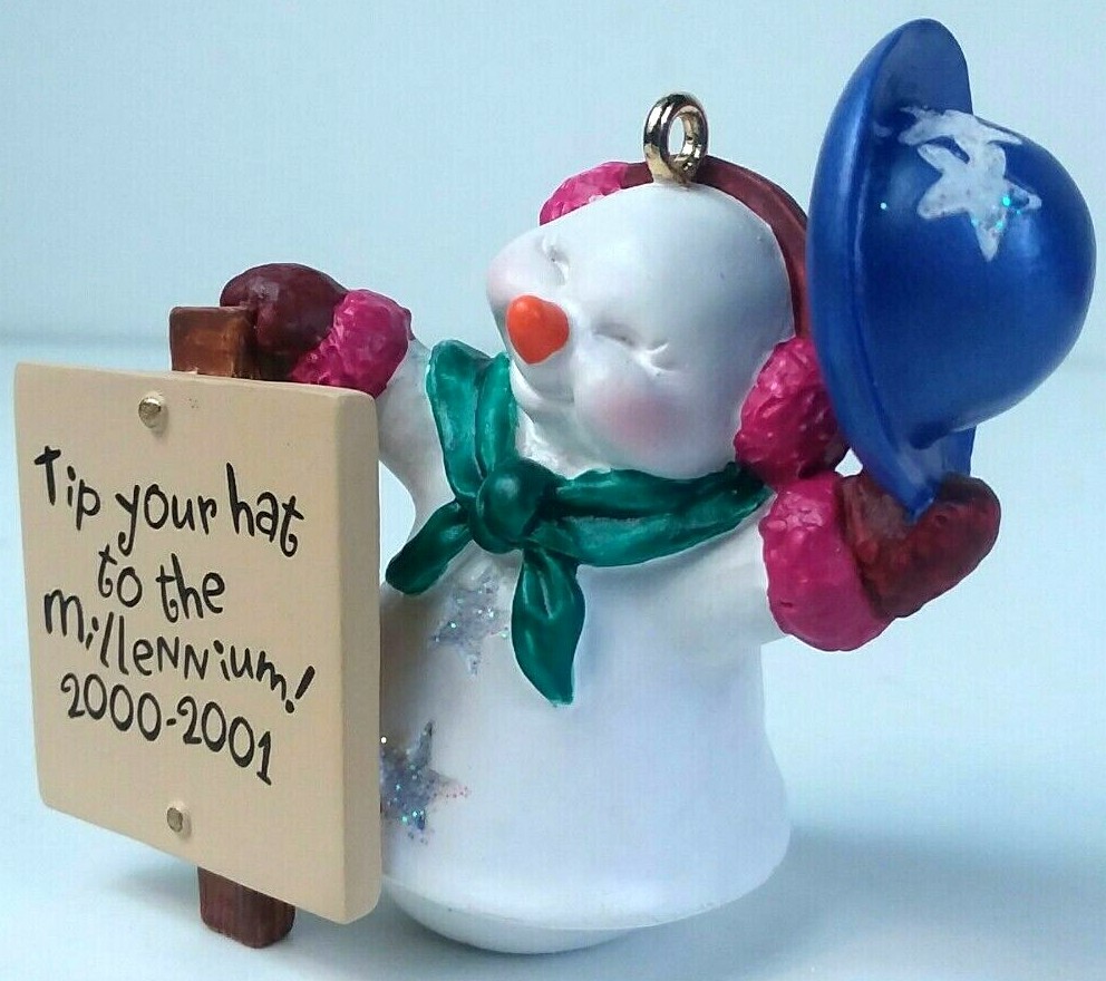 2000 Hallmark Keepsake Ornament Millennium Snowma'am Snowman | eBay