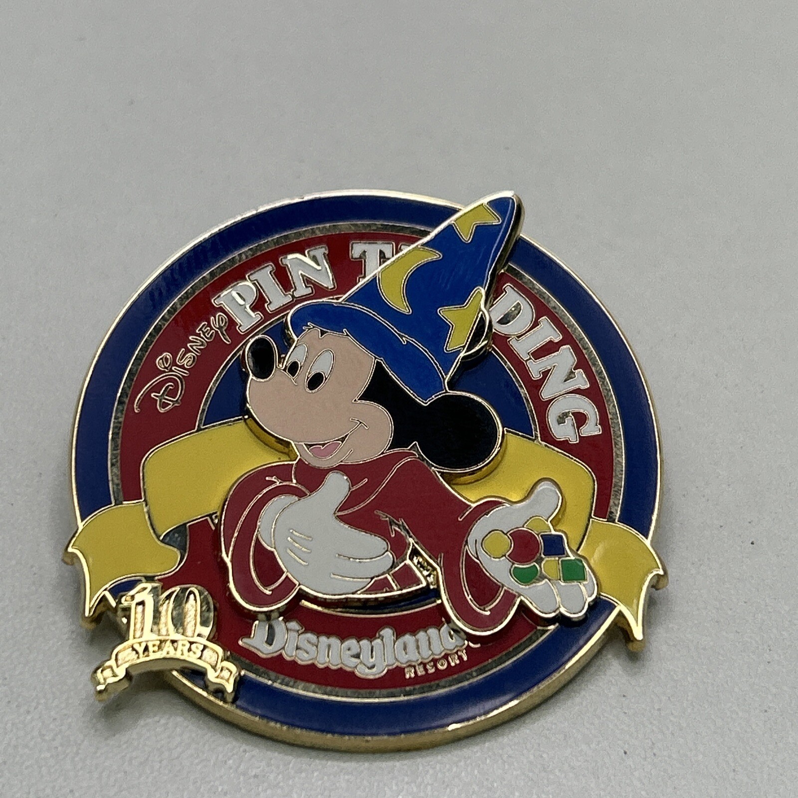 Disney DLR Pin Trading Nights 10th Anniversary Sorcerer Mickey Pin LE ...