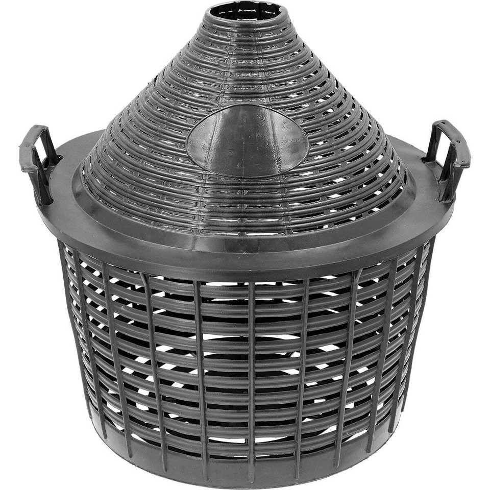34L Demijohn In Basket European Vintage Wine Cider Basket Home Brew ...