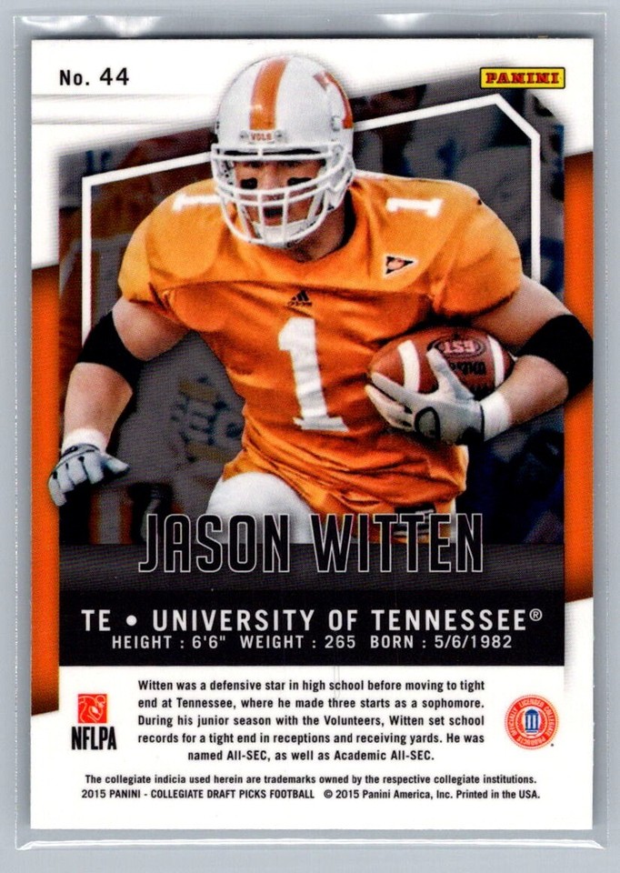 2015 Panini Prizm Collegiate Draft Picks #44 Jason Witten | eBay
