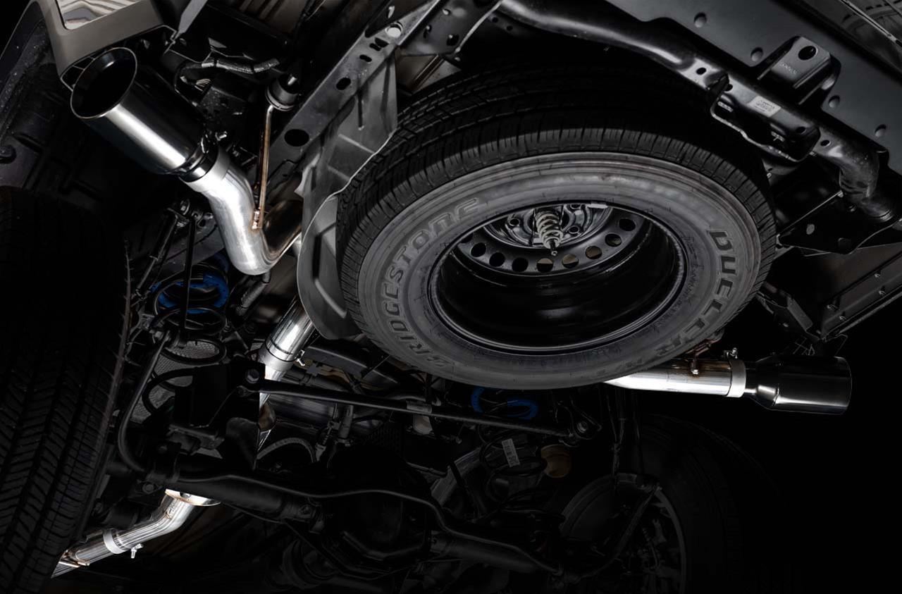 AWE Tuning JT 3.6L Tread Edition Cat-Back Dual Exhaust Diamond Black ...