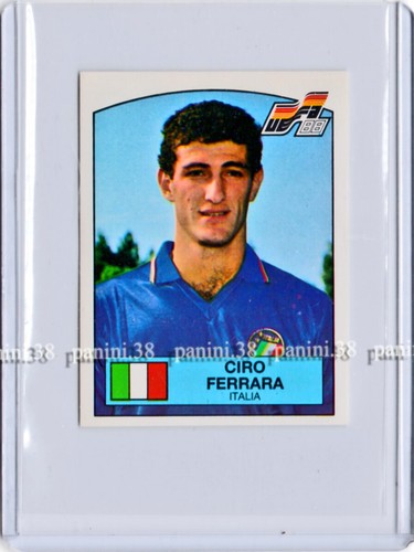 RARE !! ROOKIE Sticker CIRO FERRARA "EURO 88" Panini 1988 | eBay UK