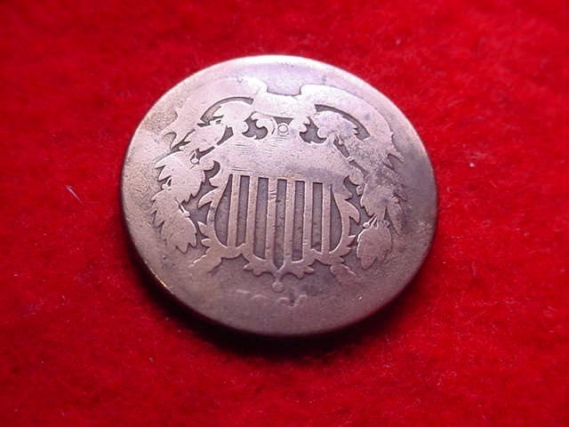 1864 TWO CENT PIECE COIN--POROUS SURFACE!! #5 | eBay