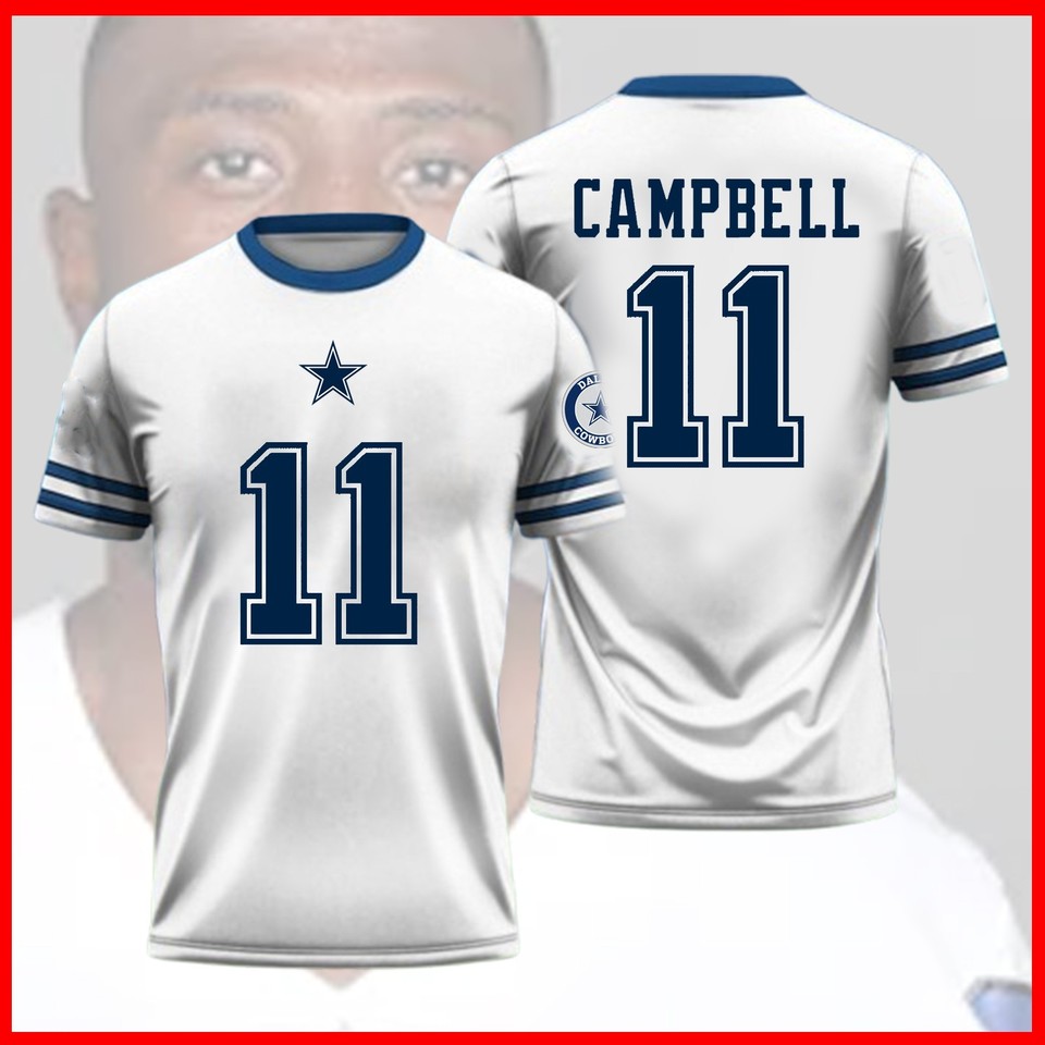 Welcome Parris Campbell #11 Dallas Football 2025 Player Name & Number ...