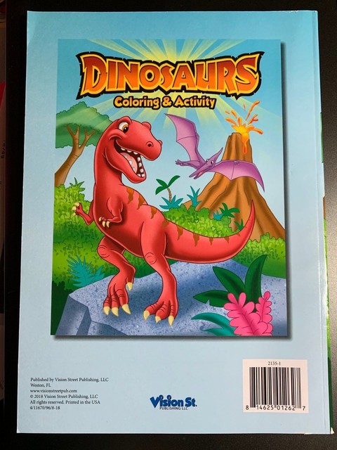 DDI 789800 Coloring Activity Book Dinosaurs Case of 48 for sale online ...